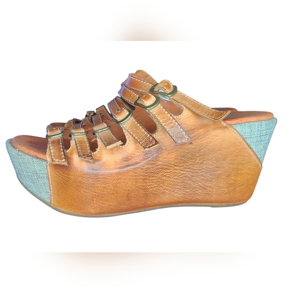 Antelope | Shoes | Antelope Orange Wedges With Unique Design | Poshmark